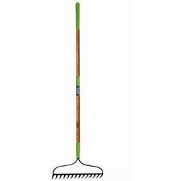 Welded Bow Rake, 16 Tine, Cushioned Hardwood Handle - Serving 5 ...