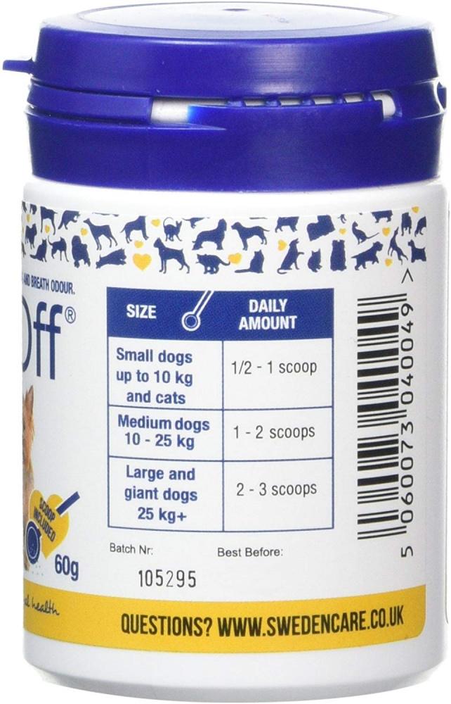 Proden PlaqueOff Dental Powder Supplement for Dogs & Cats - Serving 5 ...