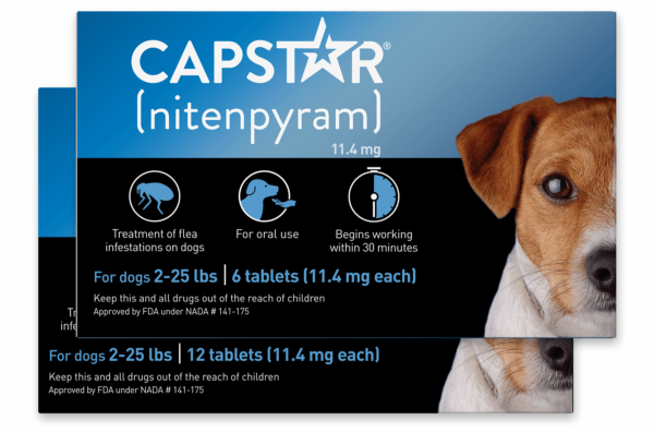 PetIQ CAPSTAR® (nitenpyram) Fast-Acting Oral Flea Treatment for Dogs ...