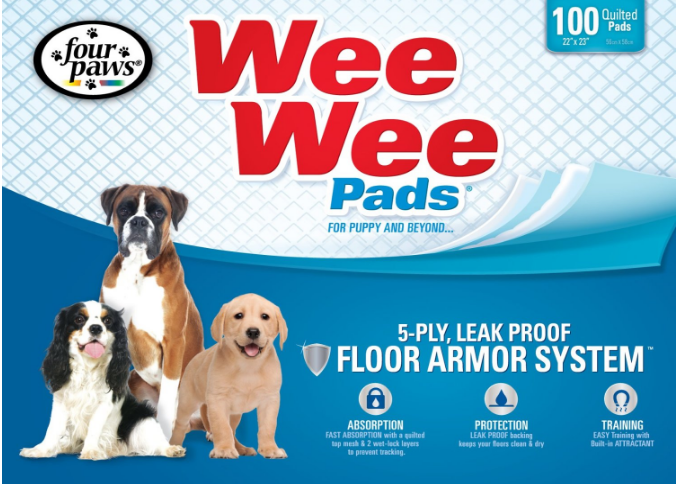 Four Paws Wee-Wee Pad Puppy Housebreaking Pads - Serving 5 Locations in ...