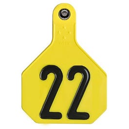All American Livestock Tag, Numbered, Large, Yellow, 25-Pk. - Serving 5 ...