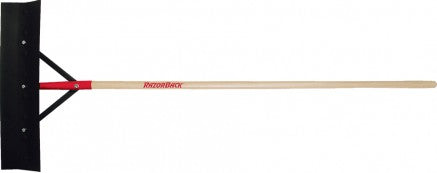 Razor-Back 24 Inch Barn Scraper With Wood Handle (24") - Serving 5 ...