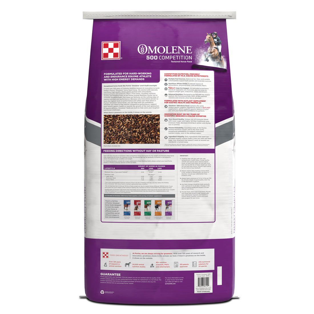 Purina® Omolene #500® Competition Horse Feed - Serving 5 Locations in ...