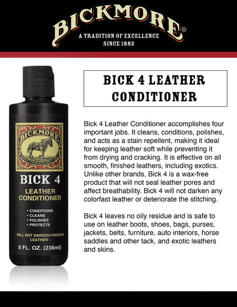 Bickmore Bick 4 Leather Conditioner (8 oz) - Serving 5 Locations in OH ...