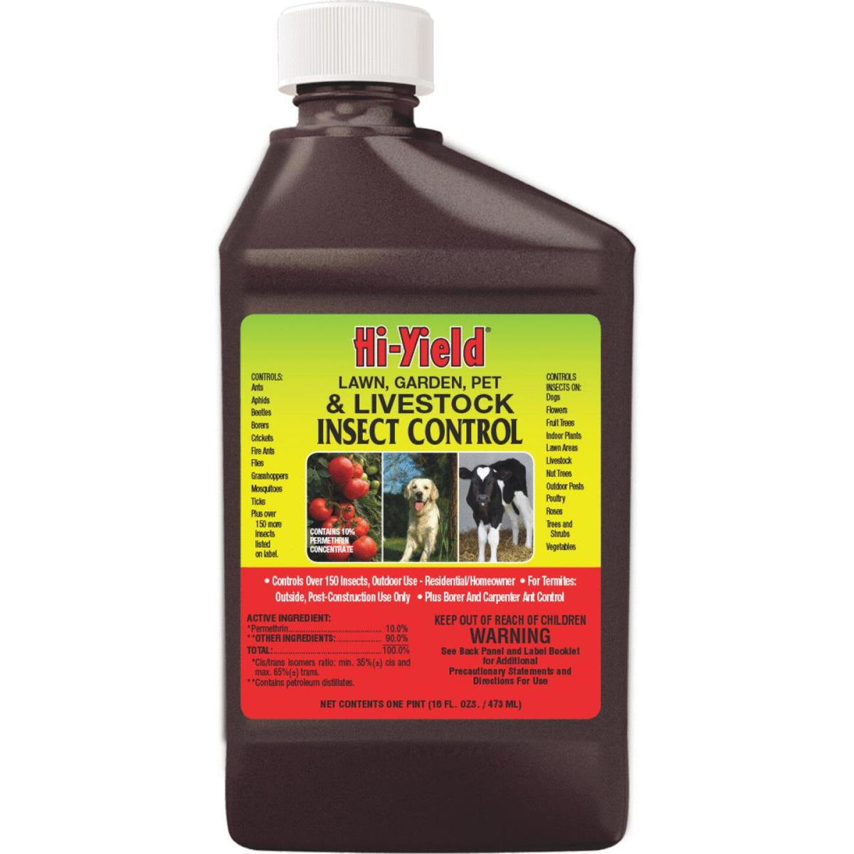 Hi-Yield 16 Oz. Concentrate Garden & Farm Insect Killer - Serving 5 ...