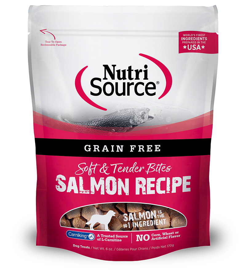 NutriSource® Salmon Bites Grain Free Dog Treats (6 oz) - Serving 5 ...