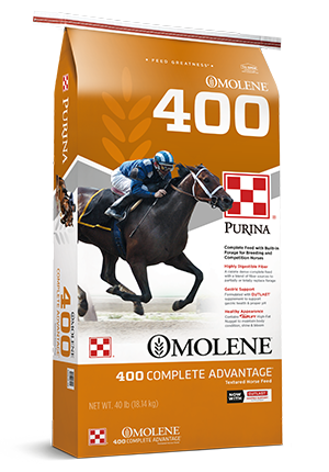 Purina® Omolene #400® Complete Advantage Horse Feed - Serving 5 ...