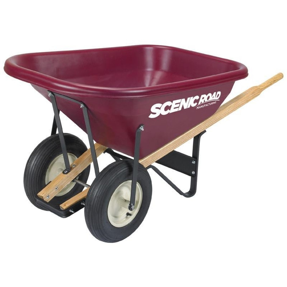 SCENIC ROAD TRAY FOR M8-2 WHEELBARROW (8 CU FT, MAROON) - Serving 5 ...